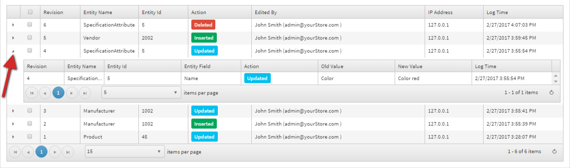Nop Audit Plugin For NopCommerce- nopAccelerate Shop